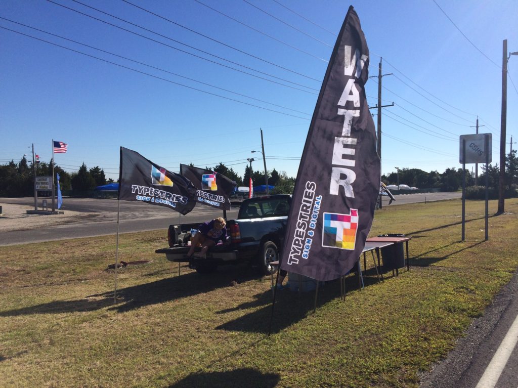 Typestries | branding, marketing, wraps, signs, events | Flags, flutter ...